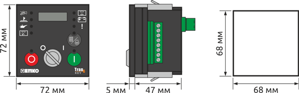 Контроллер для генератора с ручным и автозапуском TRANS-KEY
